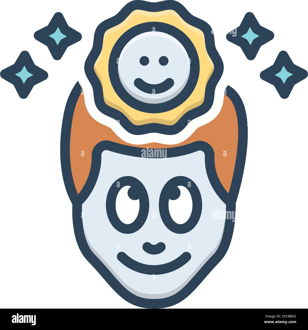 Optimistic thinking Stock Vector Images - Alamy