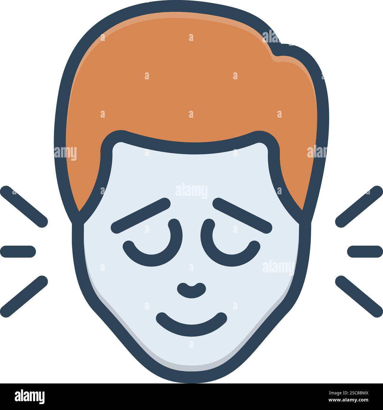 Calm and serene logo Stock Vector Images - Alamy