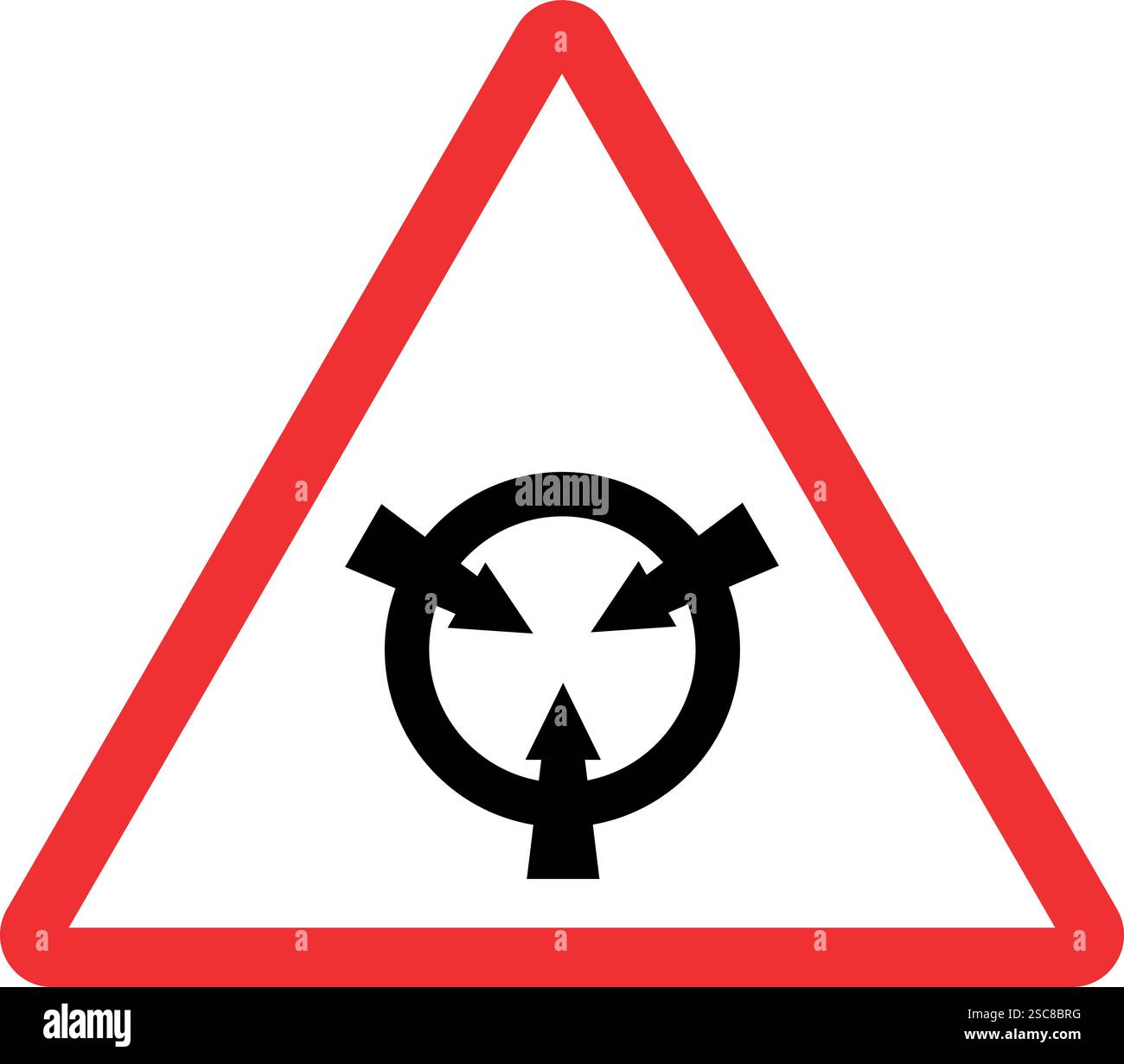 Electronic sensitive warning sign. Red triangle background. Safety ...