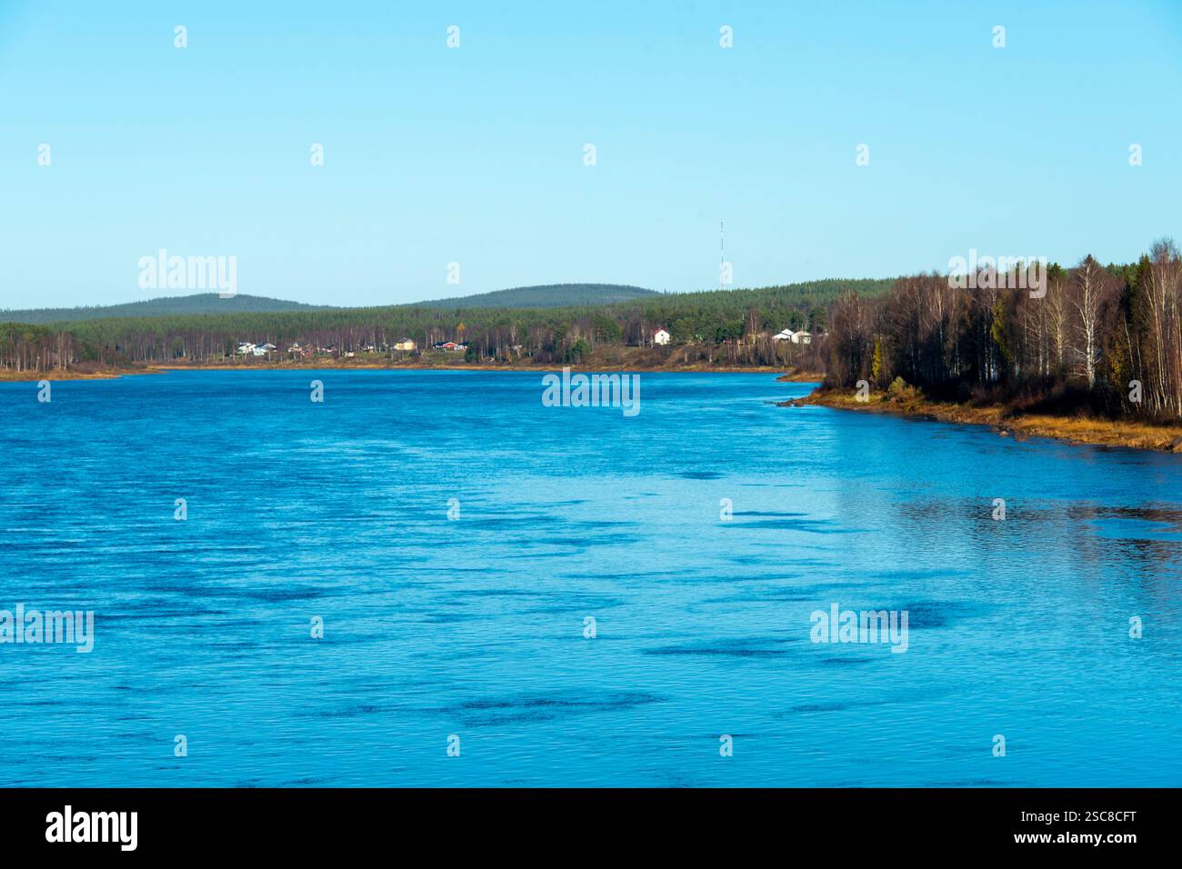 The Torne River in Sweden and Finland Border Stock Photo - Alamy