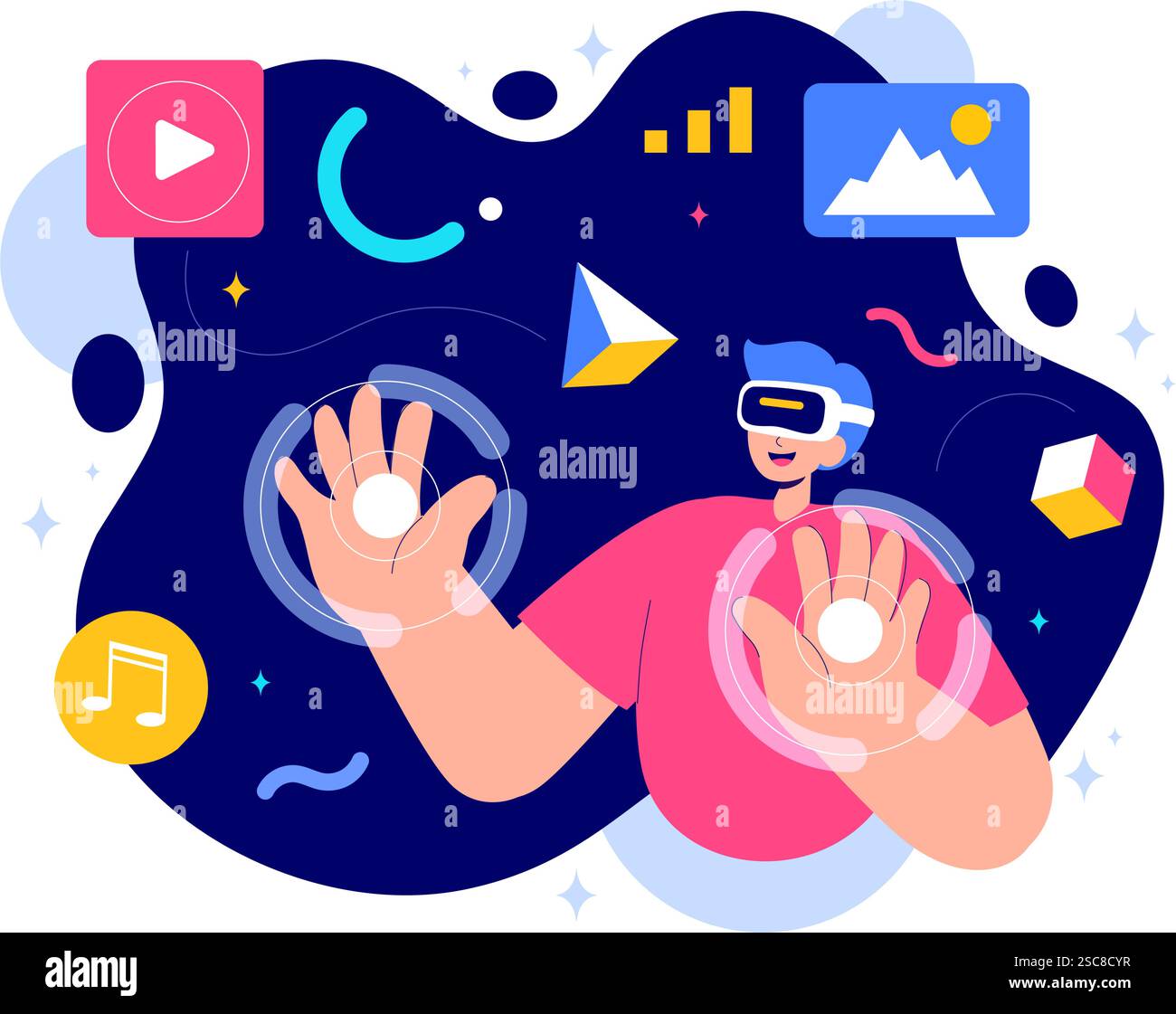 Vr science innovation Cut Out Stock Images & Pictures - Alamy