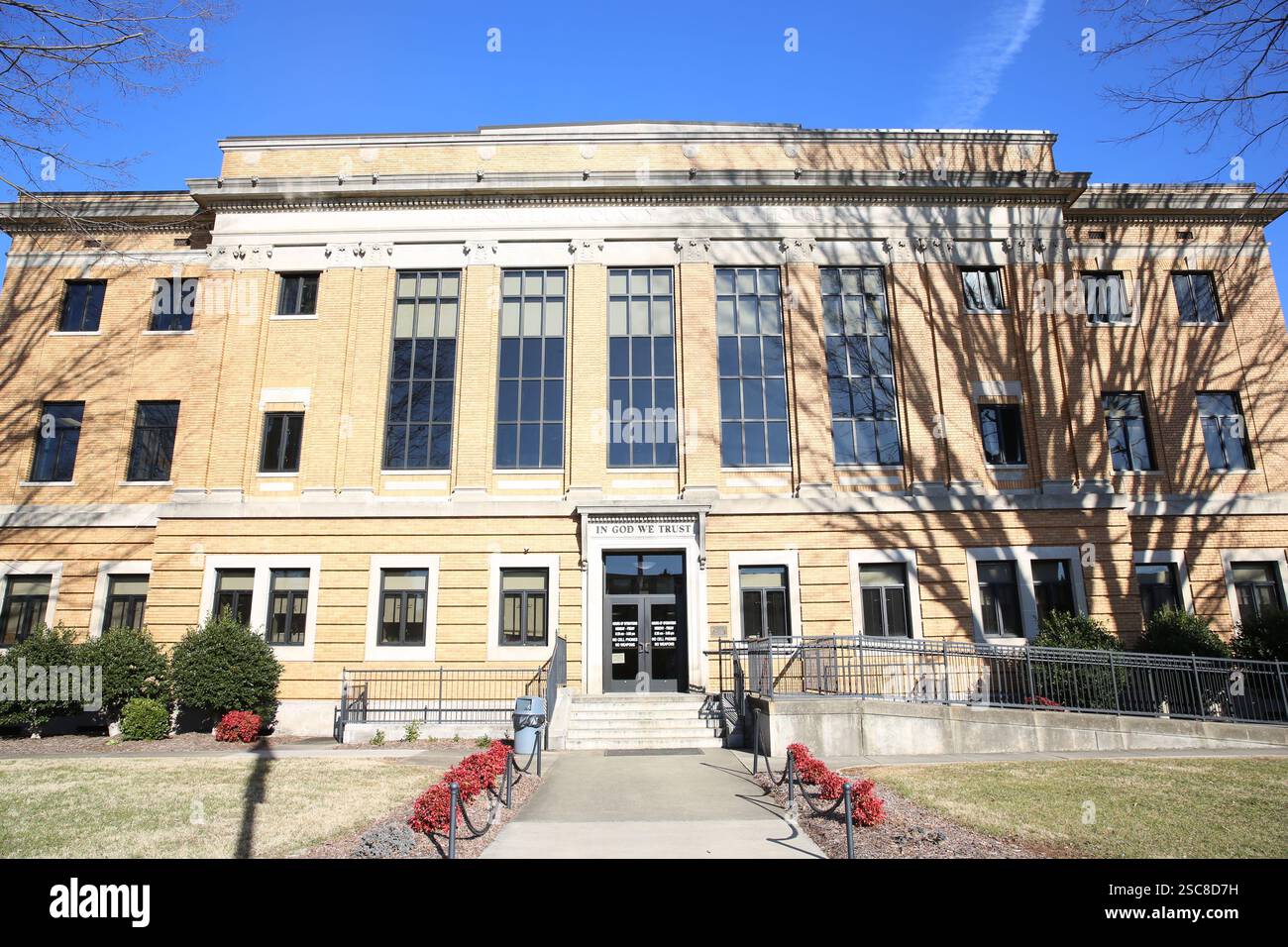 Historic McDowell County Courthouse in Marion, North Carolina. This ...
