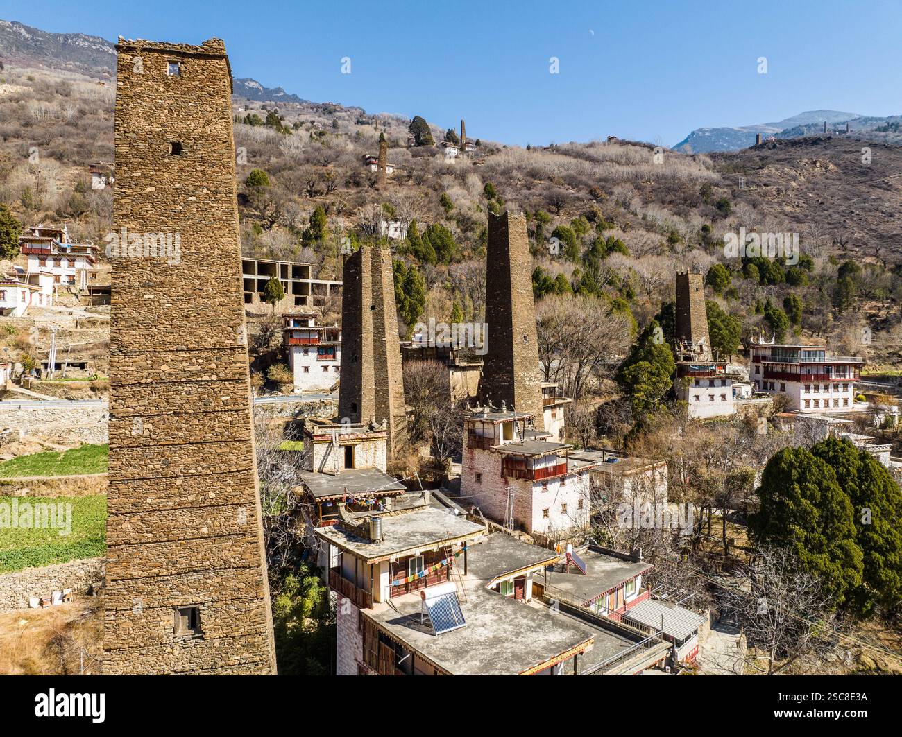 GANZI, CHINA - FEBRUARY 4, 2025 - Photo taken on Feb 4, 2025 shows the ...