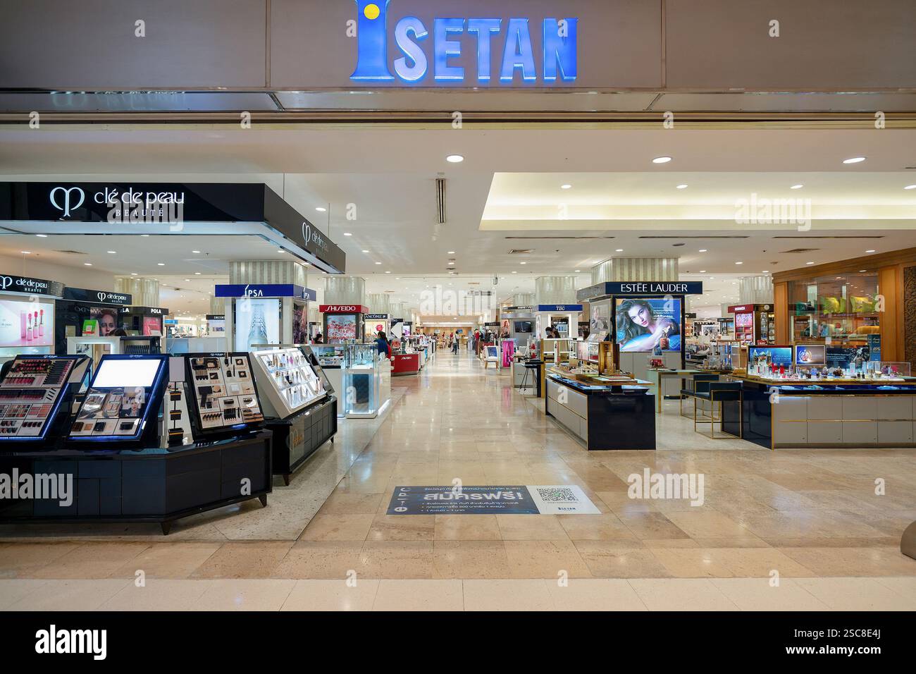 Bangkok, Thailand - January 24, 2020: the storefront of Isetan at ...