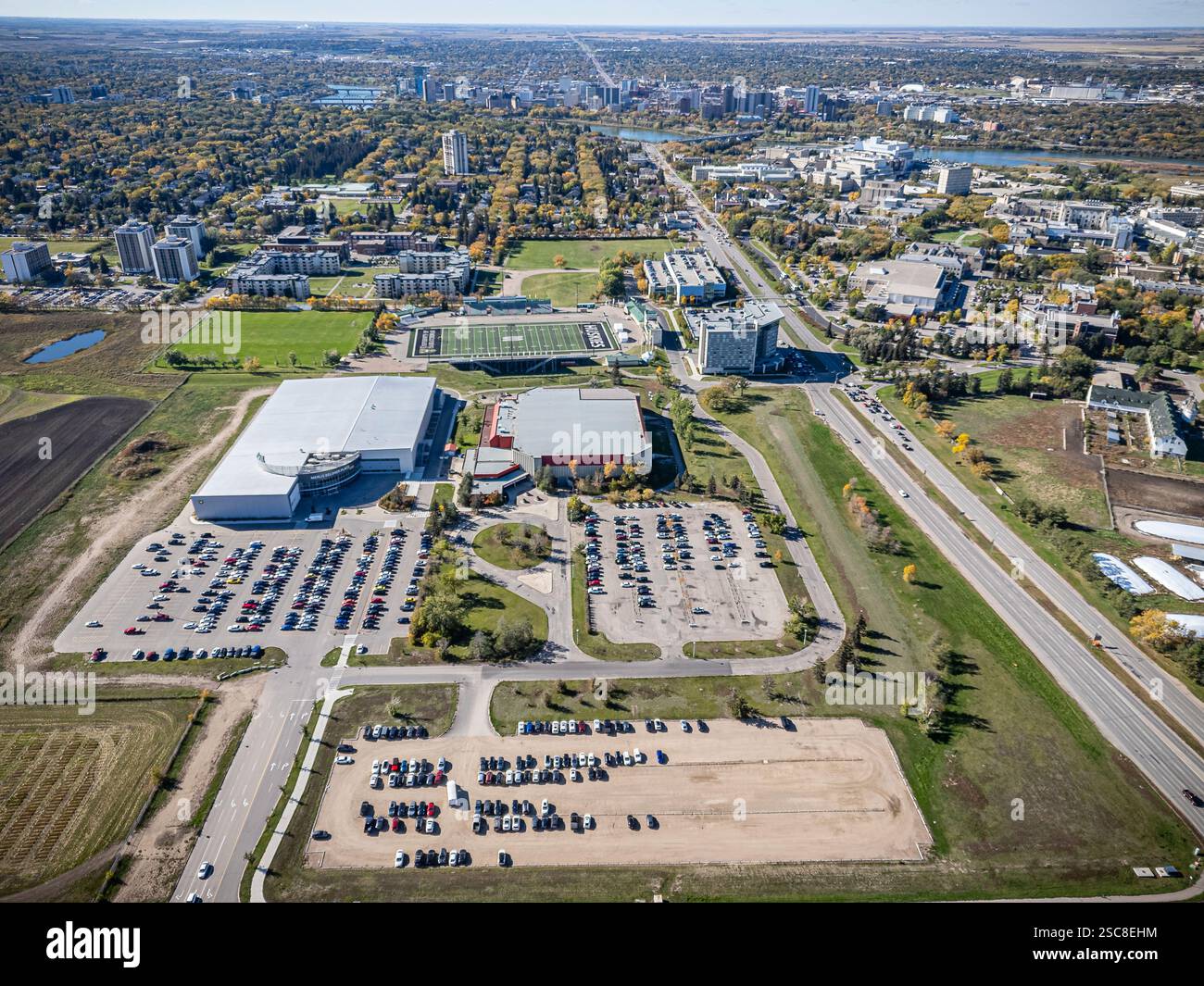 Aerial view full cars large hi-res stock photography and images - Alamy