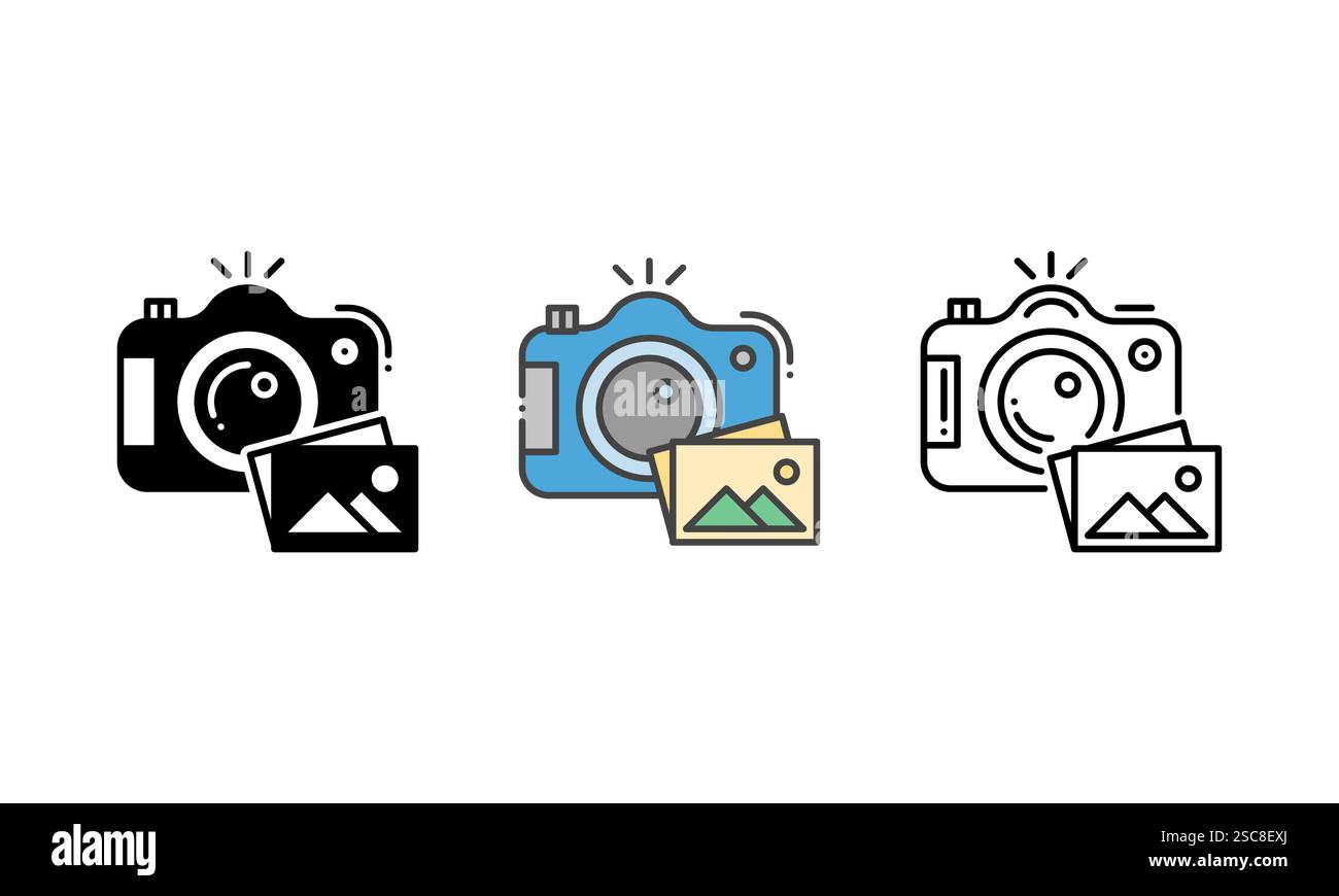 Camera dslr user interface Cut Out Stock Images & Pictures - Alamy