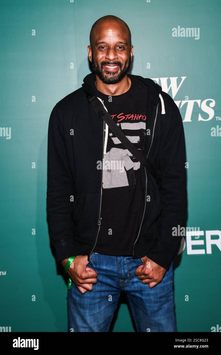 New Orleans, United States. 05th Feb, 2025. Bomani Jones walking on the ...