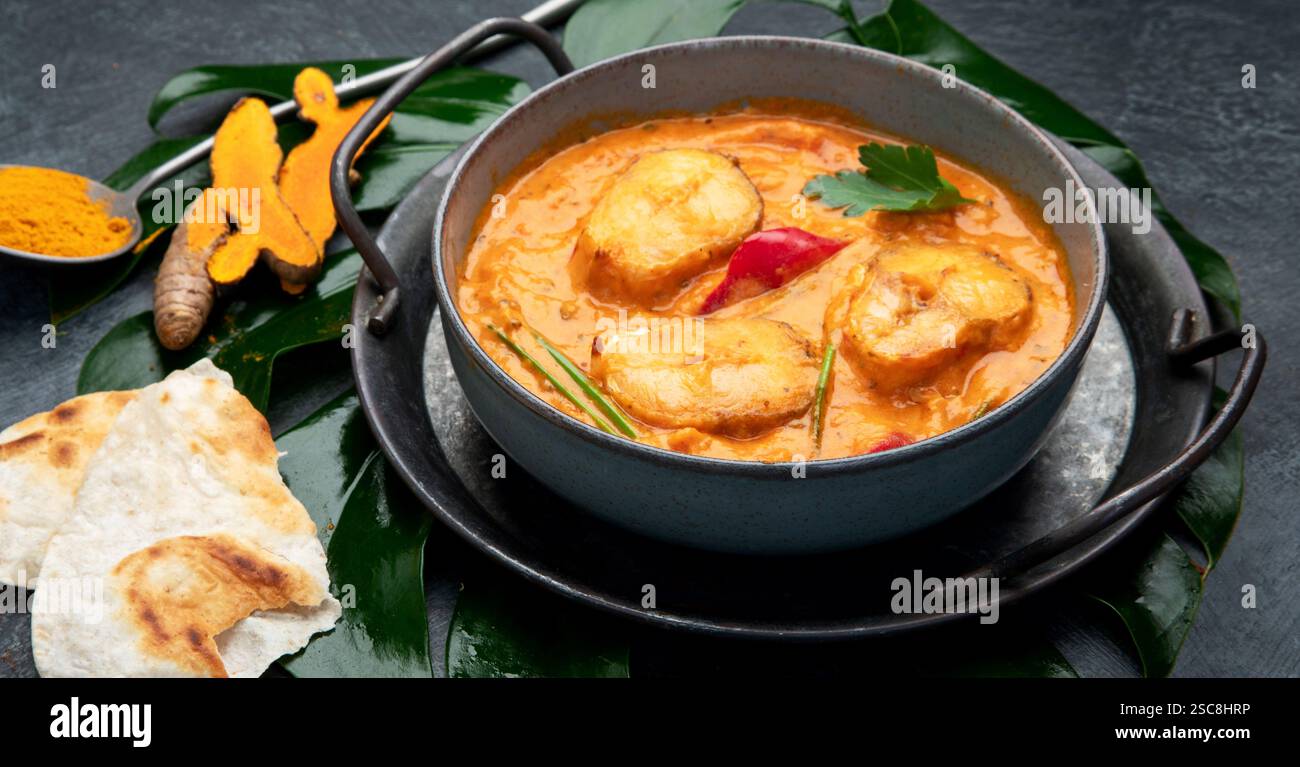 Kerala fish curry Traditional food concept Stock Photo - Alamy