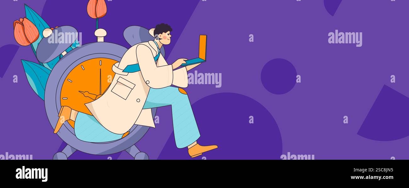 People exercising healthy running vector internet operation ...