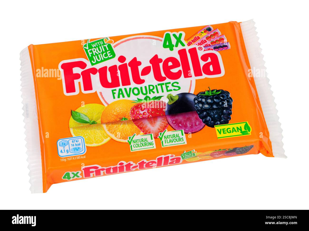 Fruitella favourites assorted fruit flavoured chewy sweets in a multi ...