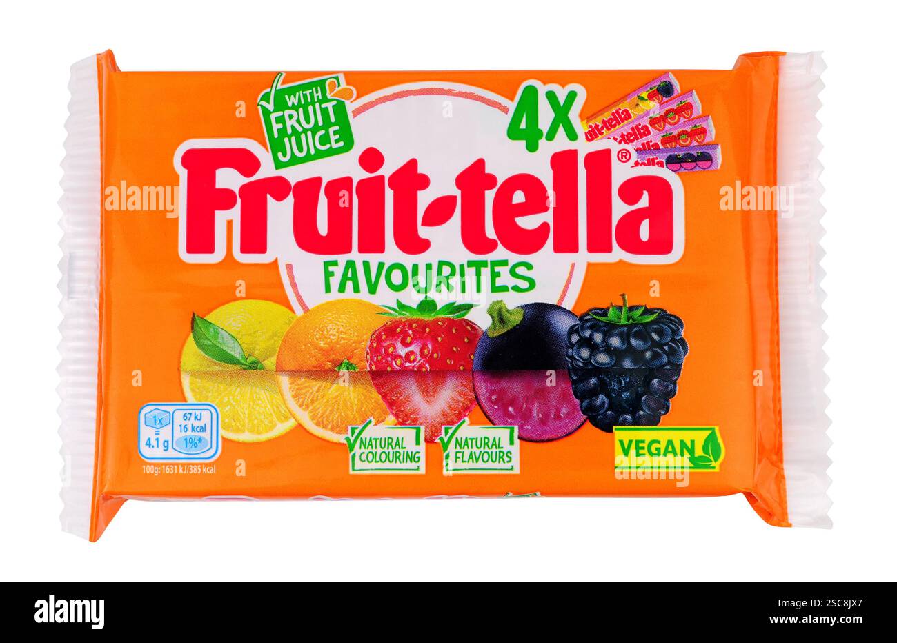 Fruitella favourites assorted fruit flavoured chewy sweets in a multi ...