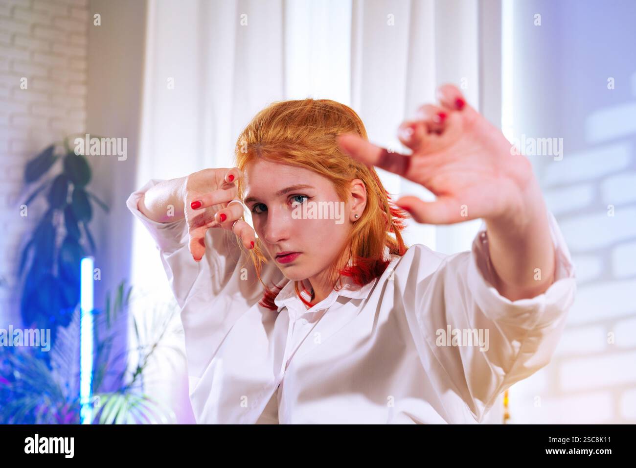 Dynamic dance performance showcases expressive movement in a modern ...