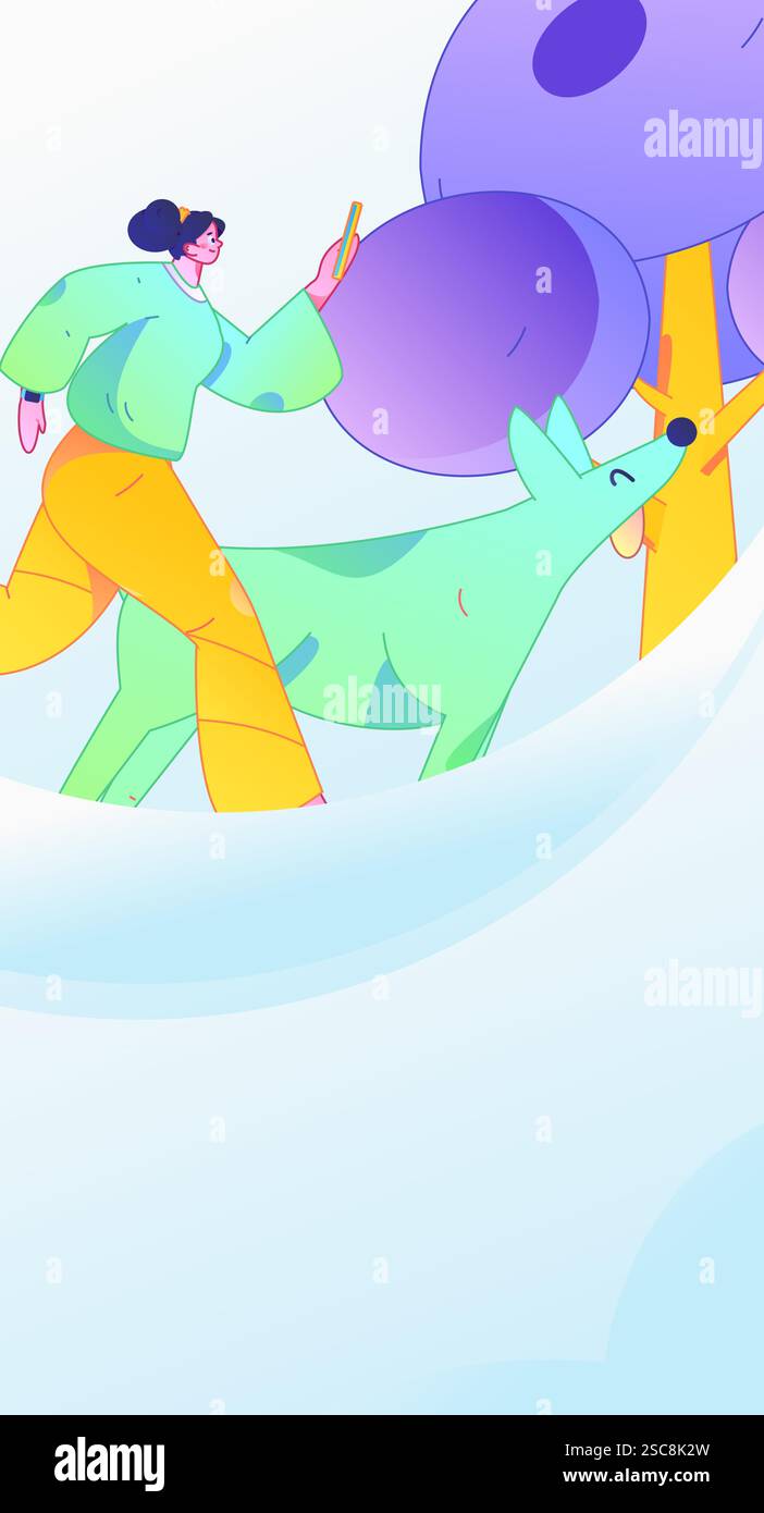 People exercising healthy running vector internet operation ...