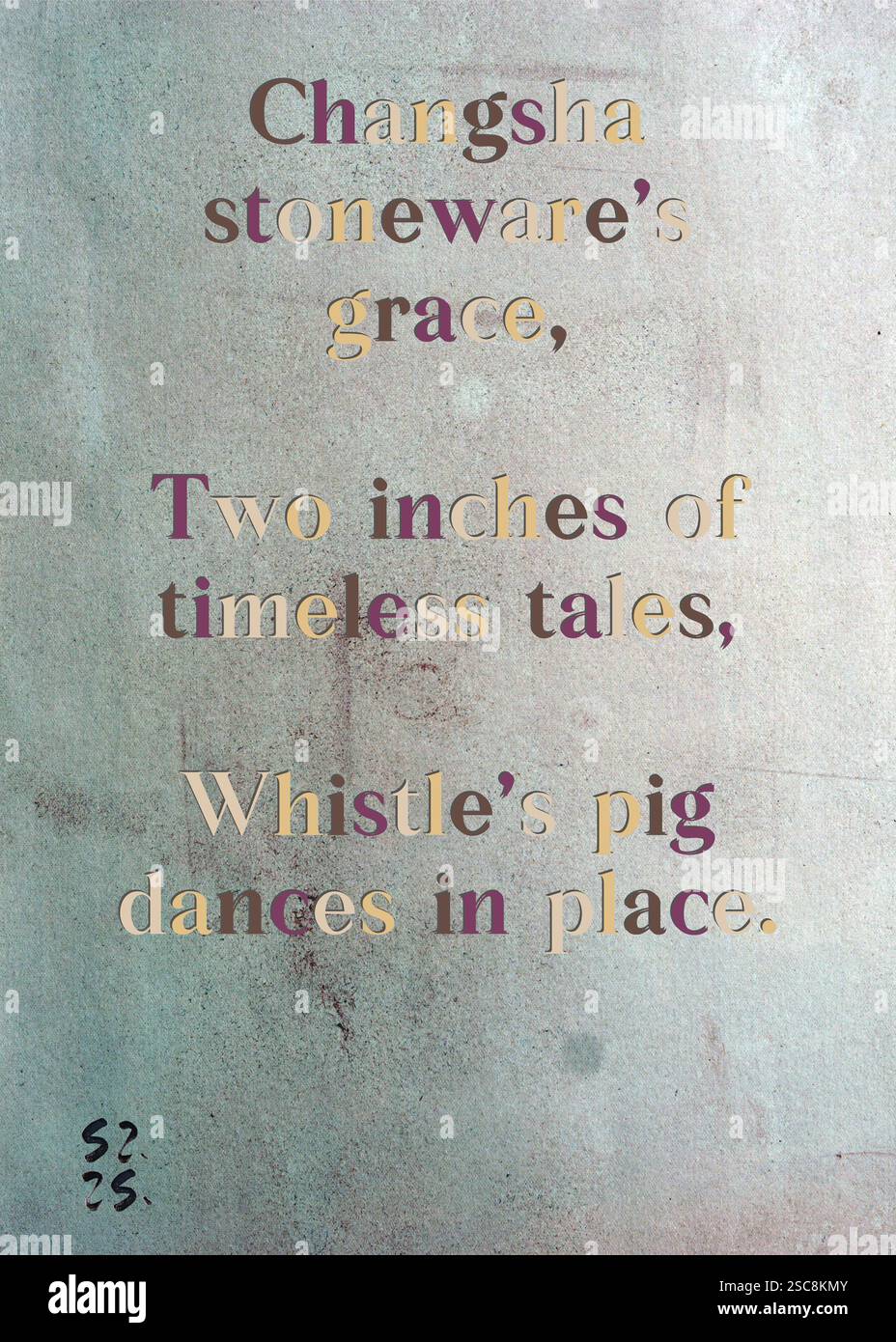 Changsha stoneware's grace, Two inches of timeless tales, Whistle's pig ...