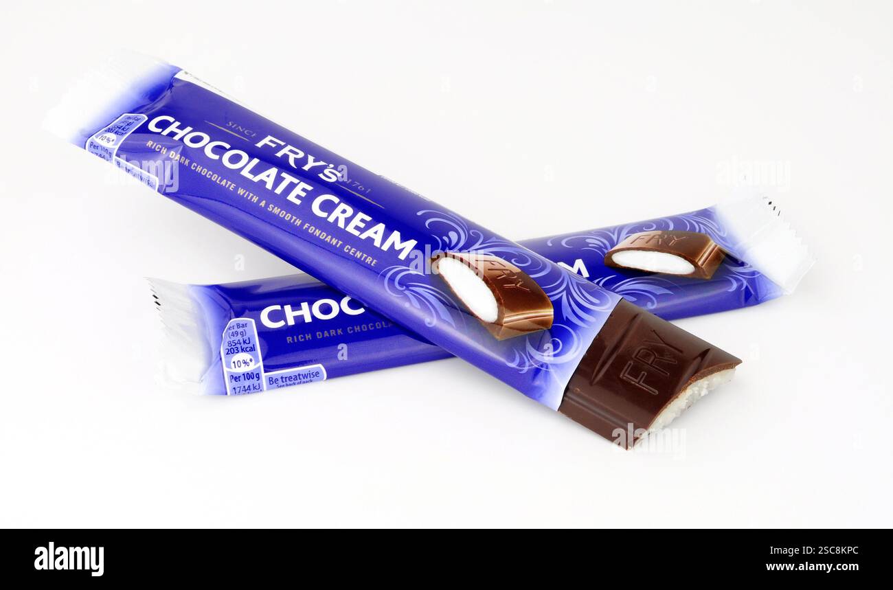 Frys chocolate cream bar rich dark chocolate with a smooth fondant ...