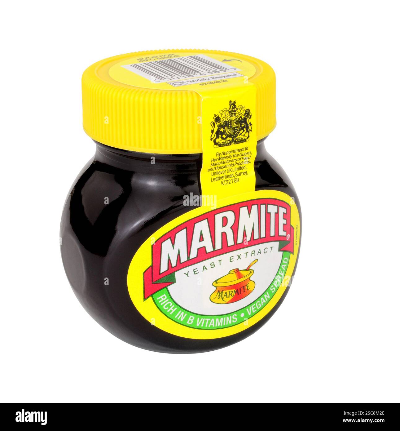 Marmite savoury yeast extract spread in a 125g jar Stock Photo - Alamy
