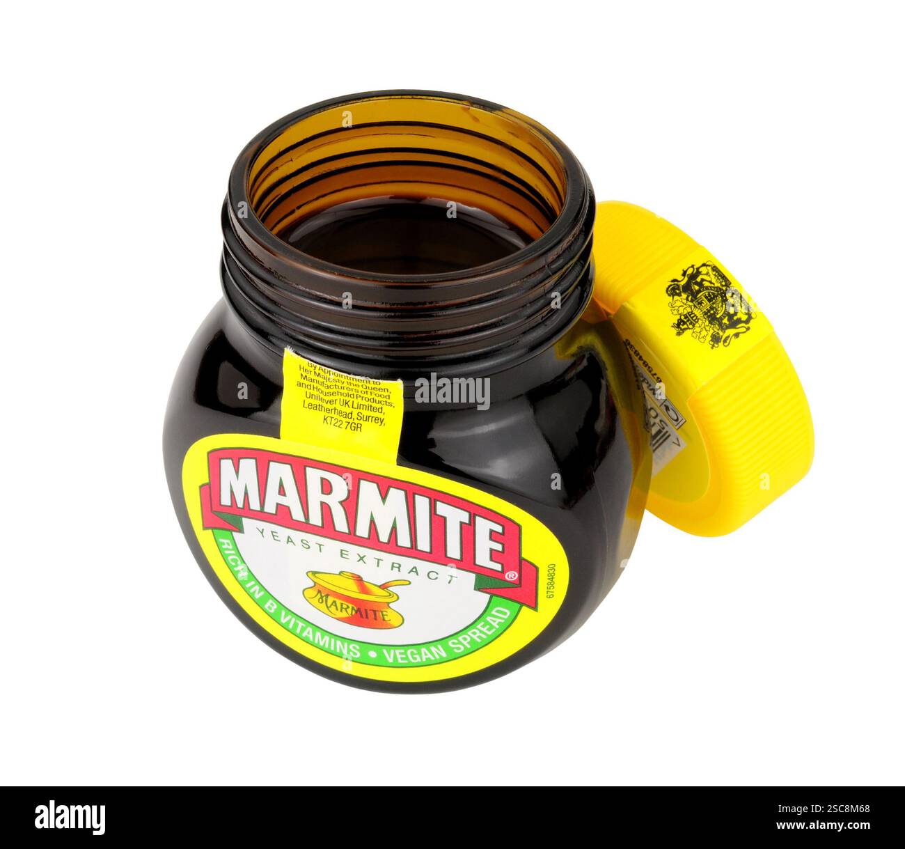 Marmite savoury yeast extract spread in a 125g jar Stock Photo - Alamy