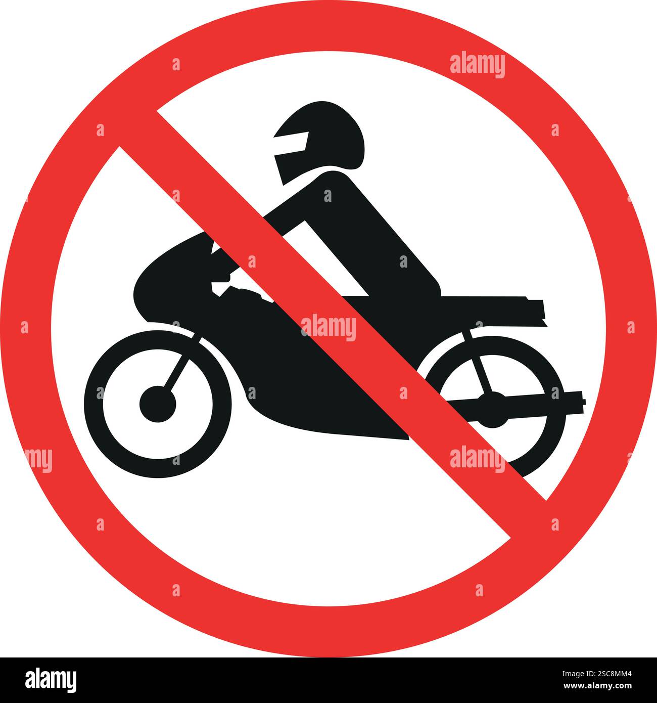 Bike prohibited sign. Forbidden signs and symbols Stock Vector Image ...