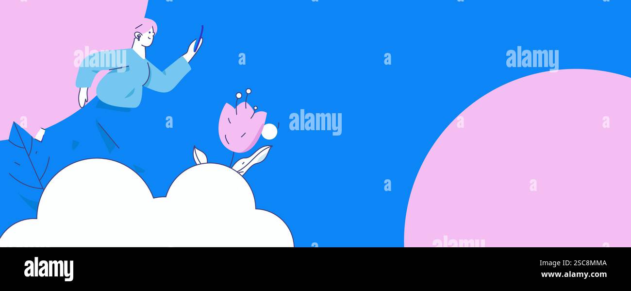 People exercising healthy running vector internet operation ...