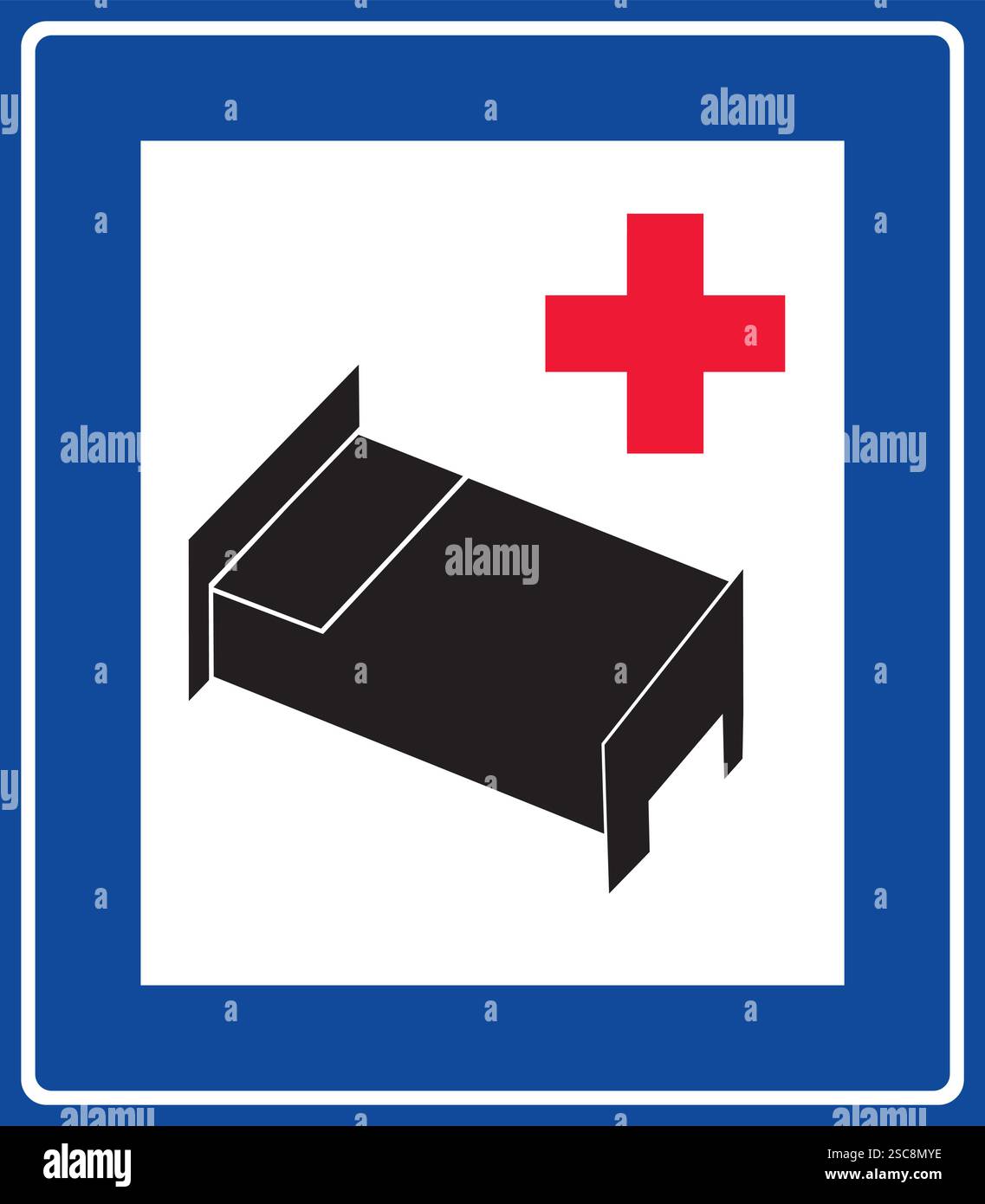 Swiss hospital bed Stock Vector Images - Alamy