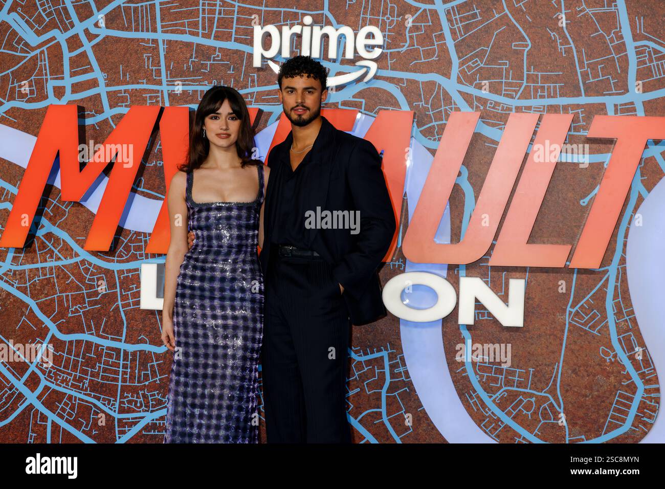 London, UK. 05th Feb, 2025. Asha Banks and Matthew Broome attends the My Fault London Premiere ...