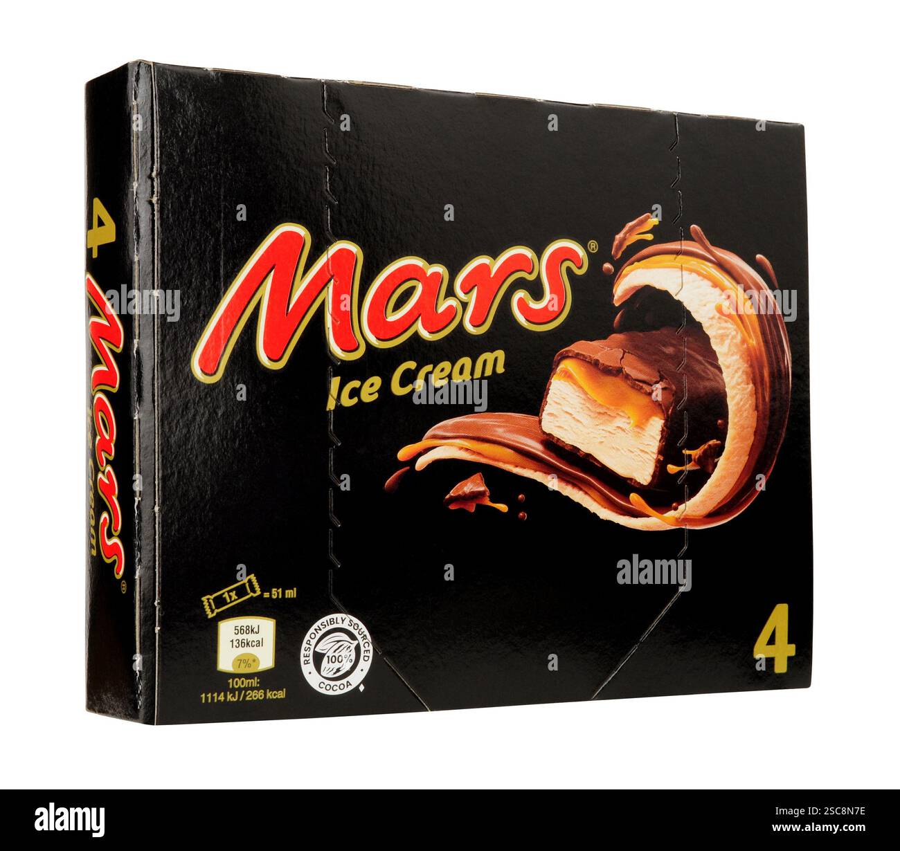 Mars ice cream bars, dairy ice cream topped with caramel and covered in ...