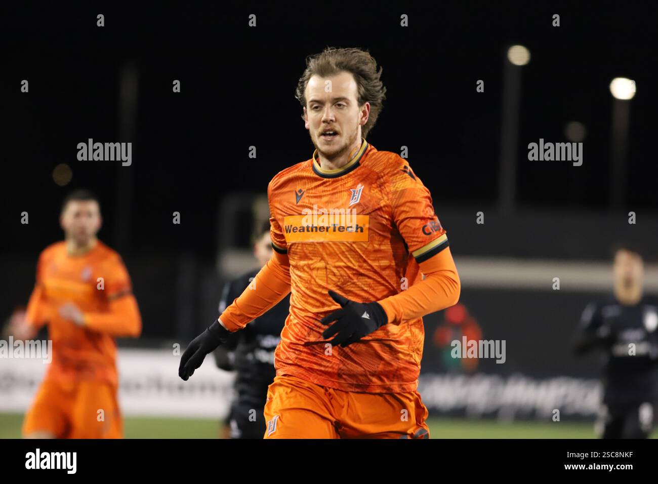 Hamilton, Canada. 05th Feb, 2025. Alexander Achinioti Jönsson #13 of ...