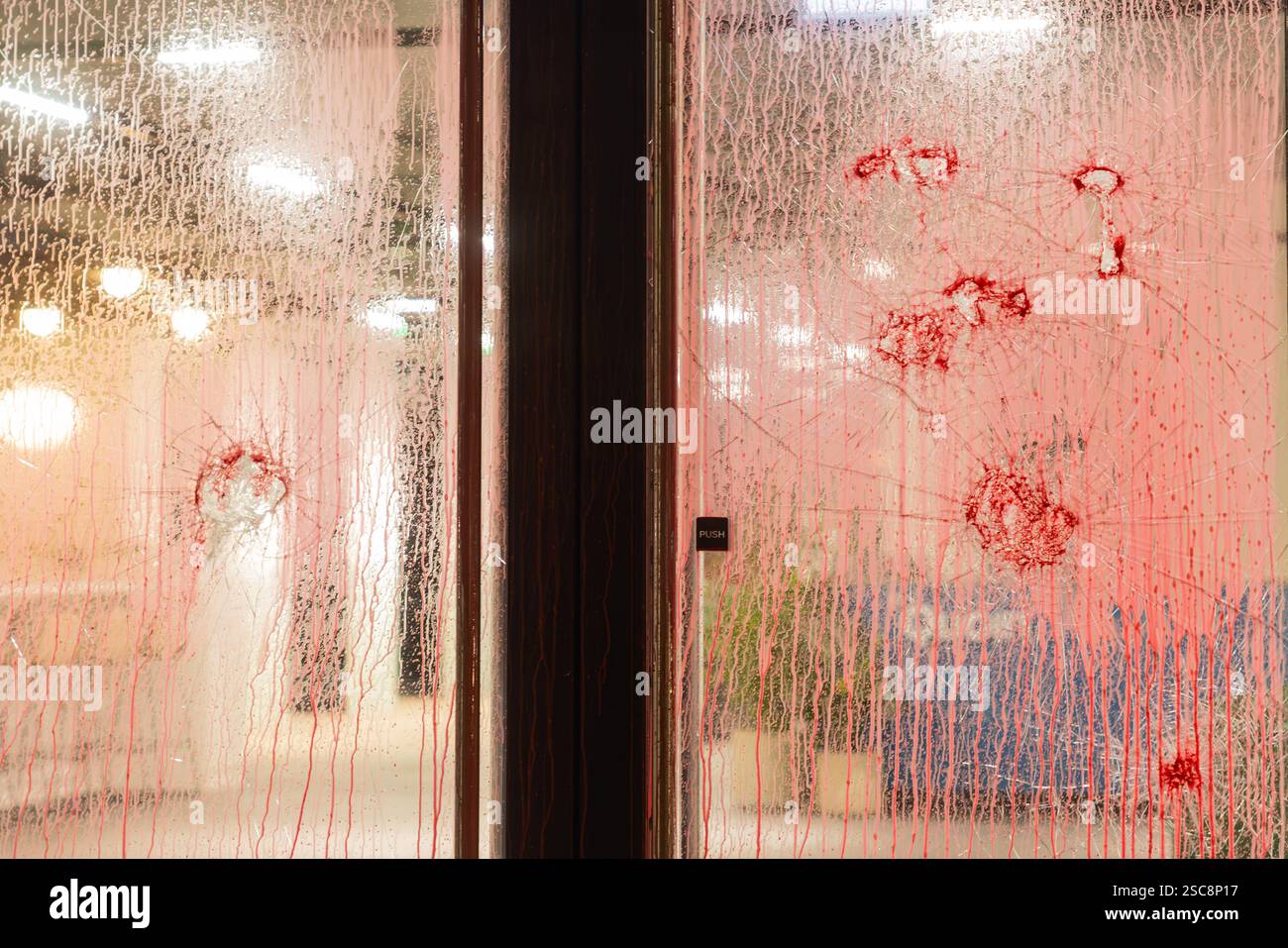 Smashed glass palestine action hi-res stock photography and images - Alamy