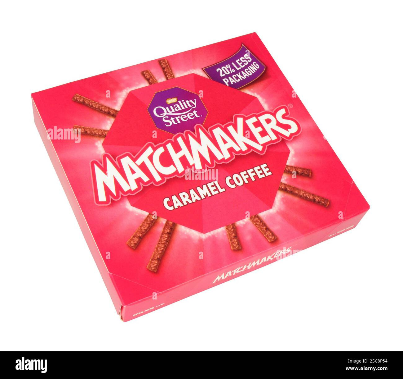 Matchmakers caramel coffee flavoured milk chocolate sticks in a 120g ...