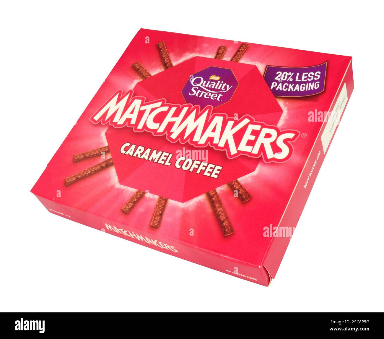Matchmakers caramel coffee flavoured milk chocolate sticks in a 120g ...