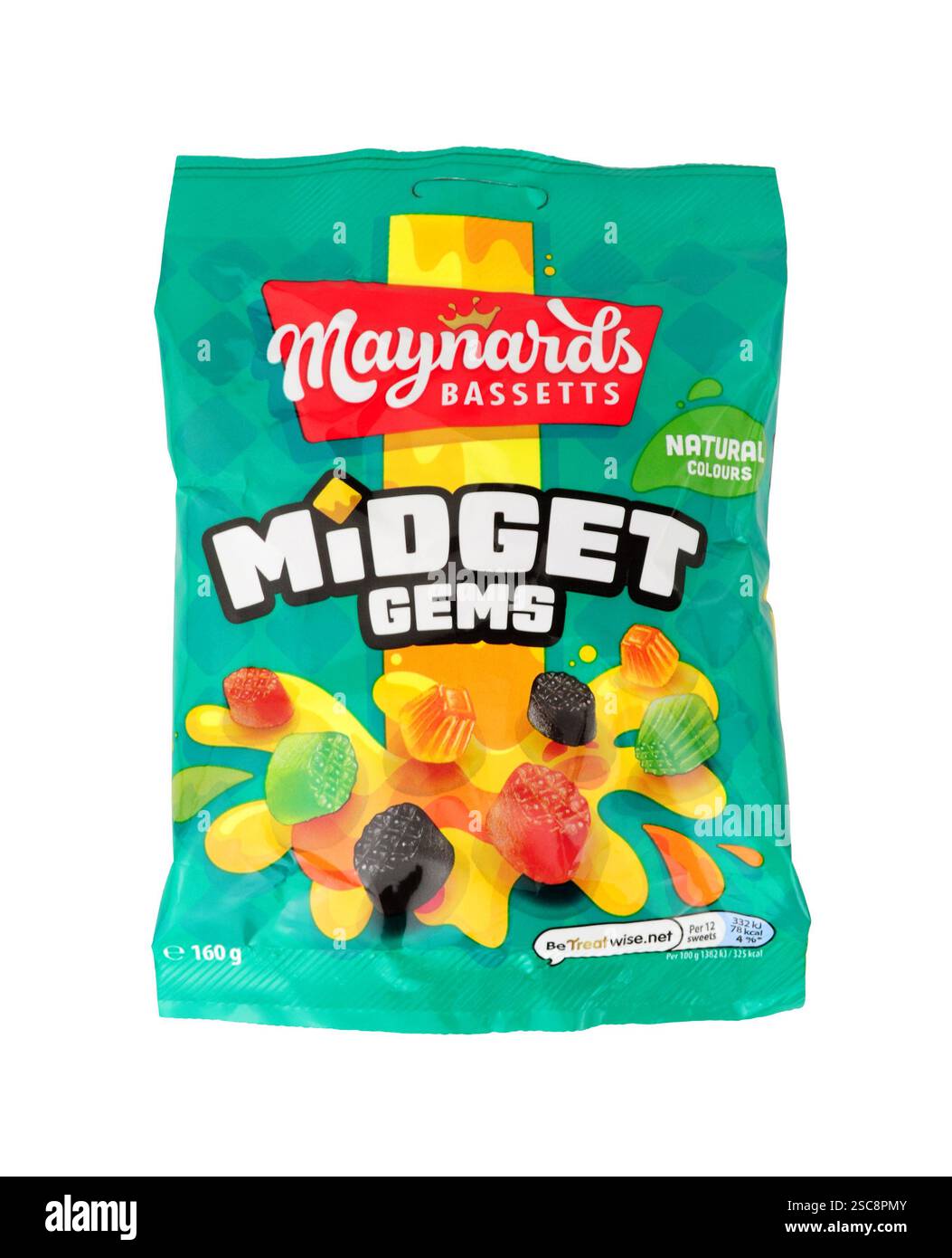 Maynards Bassetts midget gems fruit flavoured chewy gum sweets in a ...
