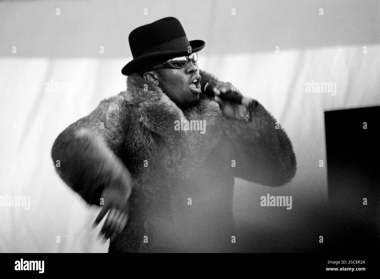 MARK MORRISON, CONCERT, 1996: British singer Mark Morrison at a Red ...