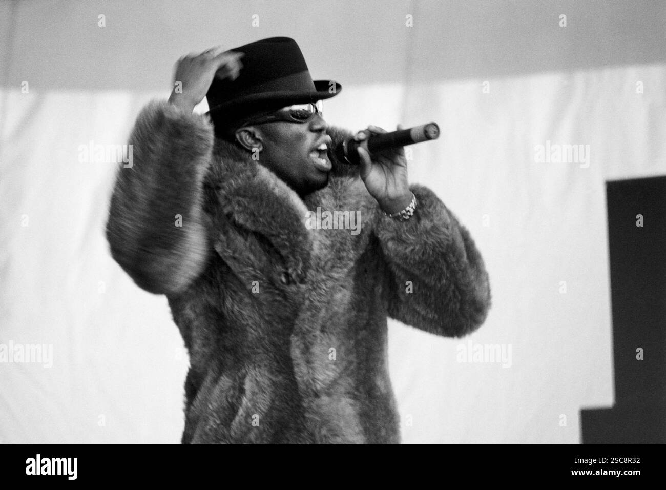 MARK MORRISON, CONCERT, 1996: British singer Mark Morrison at a Red ...