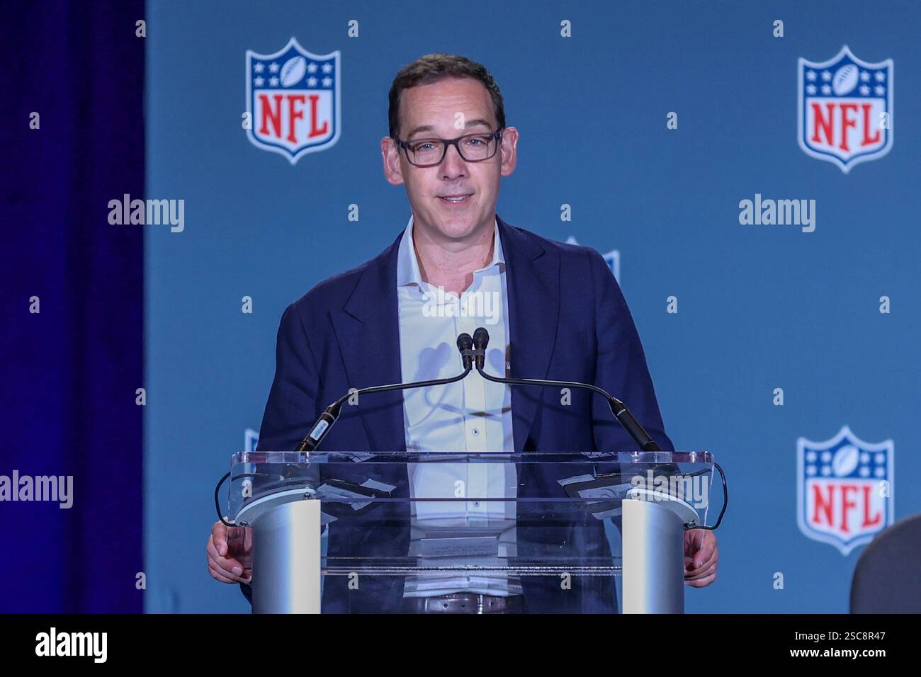 New Orleans, United States. 05th Feb, 2025. Steve Dimopoulos (Minister ...