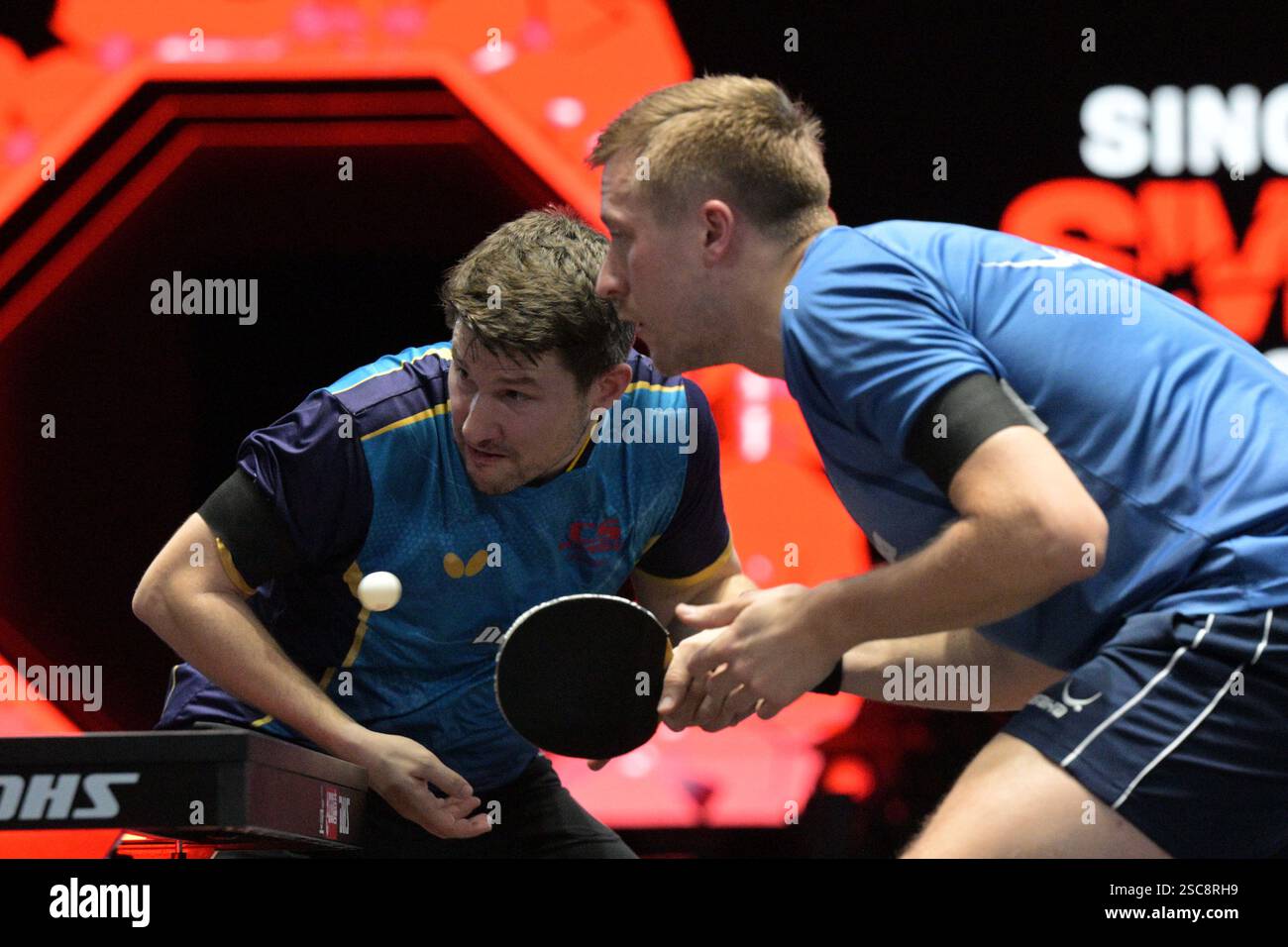 Singapore. 6th Feb, 2025. Kristian Karlsson (L)/Mattias Falck of Sweden ...