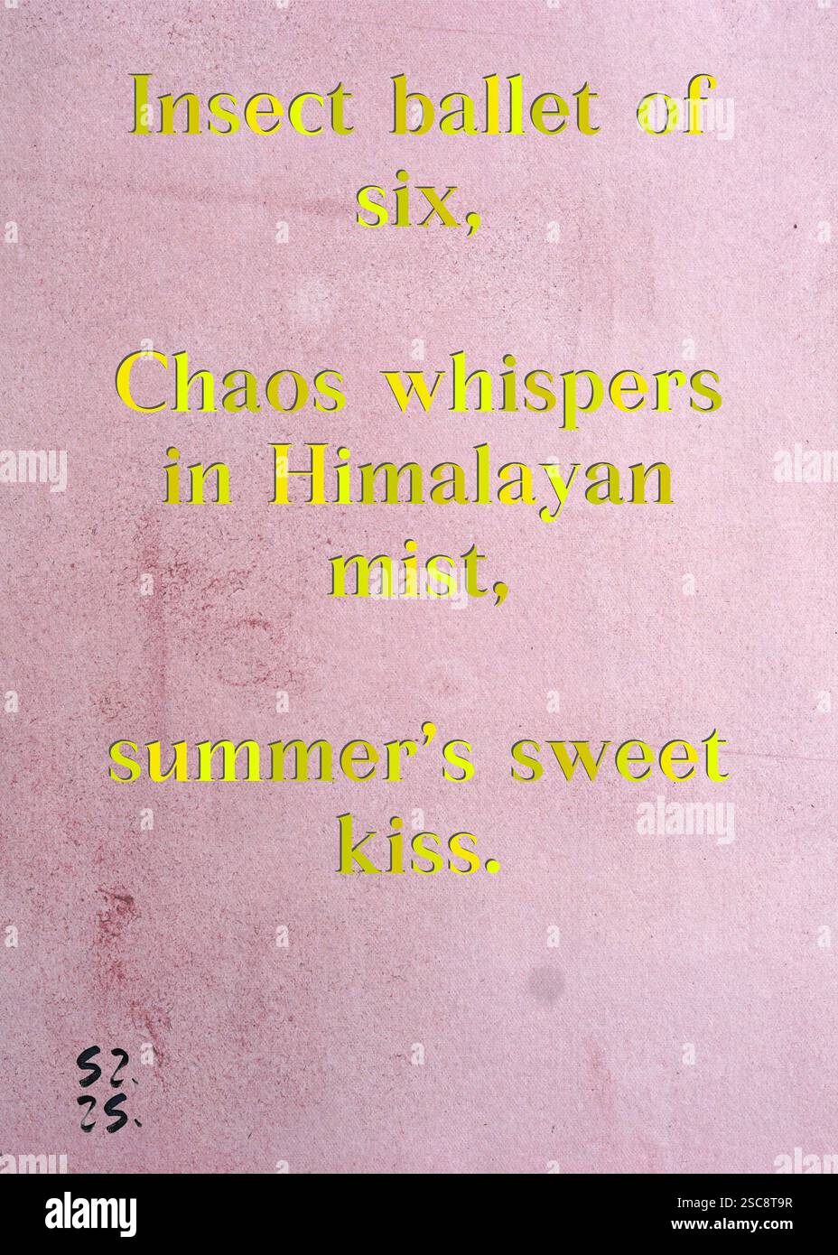 Insect ballet of six, Chaos whispers in Himalayan mist, summer's sweet ...