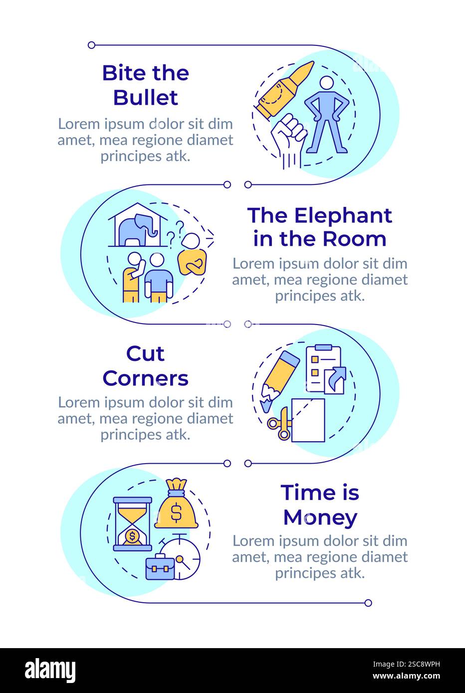 Business workflow organization infographic vertical sequence Stock Vector Image & Art - Alamy
