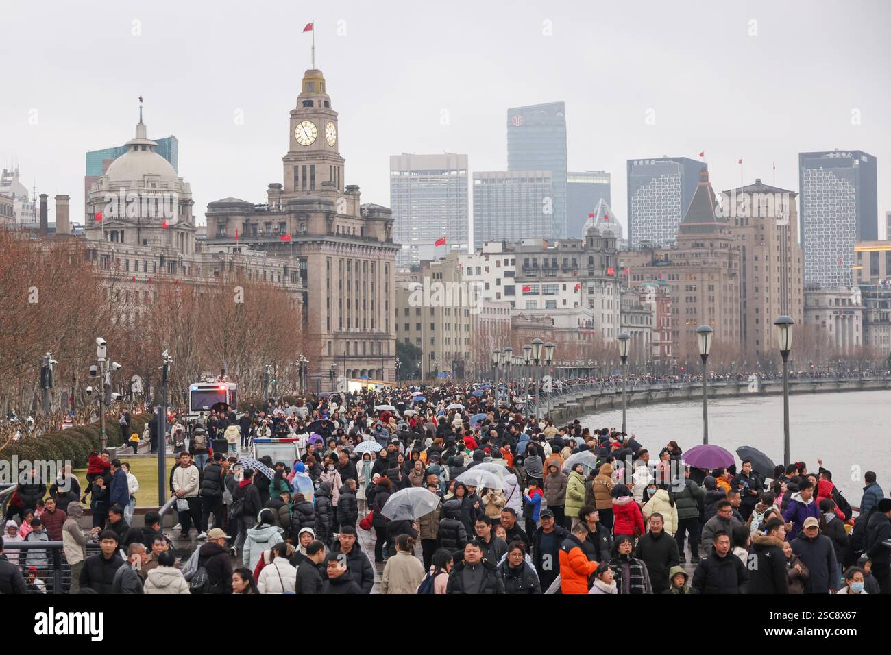 **CHINESE MAINLAND, HONG KONG, MACAU AND TAIWAN OUT** People celebrate ...