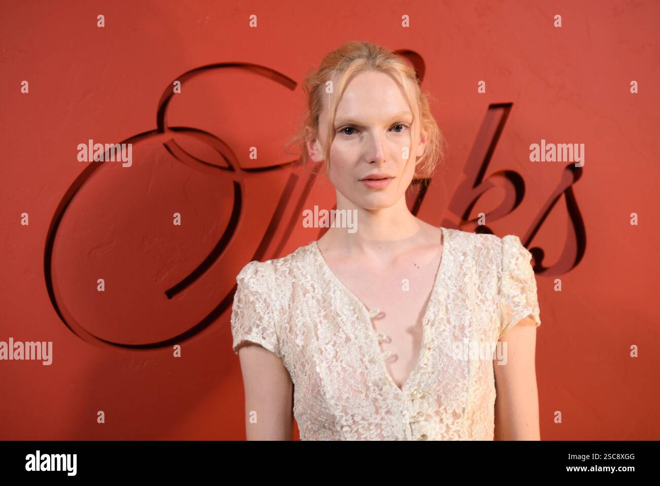 New York, USA. 05th Feb, 2025. Alex Consani attends Saks Fifth Avenue ...