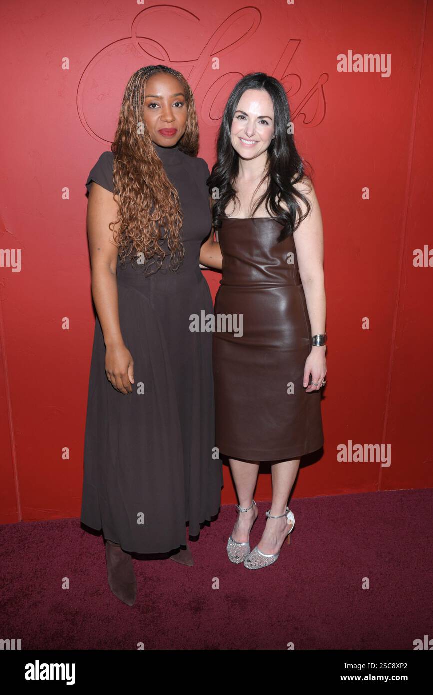 New York, USA. 05th Feb, 2025. Lindsay Peoples and Emily Essner attend ...