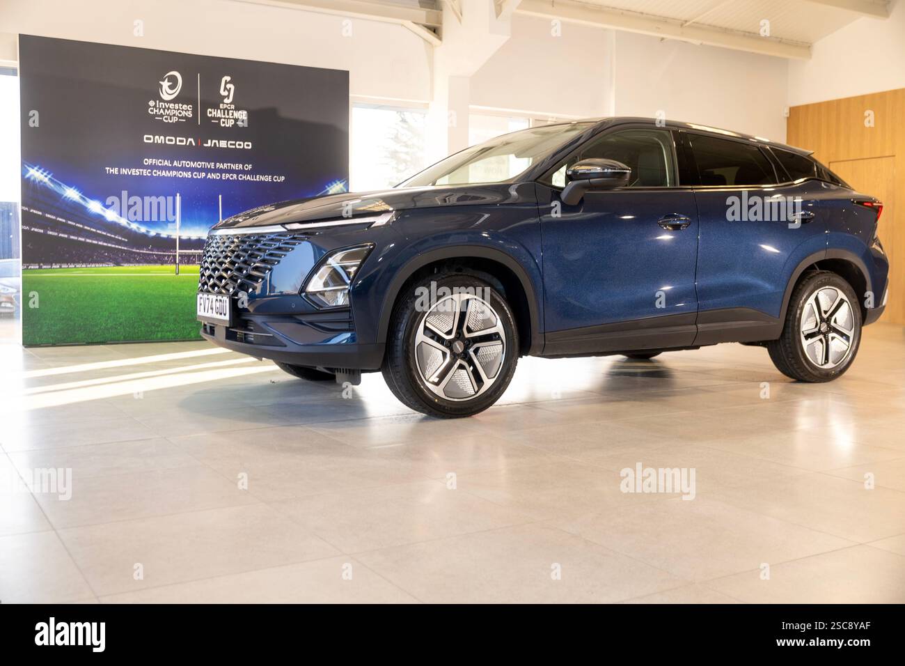 25/01/25 The winning Omoda 5 Comfort 1.6 petrol in Cobalt Blue. Simon ...