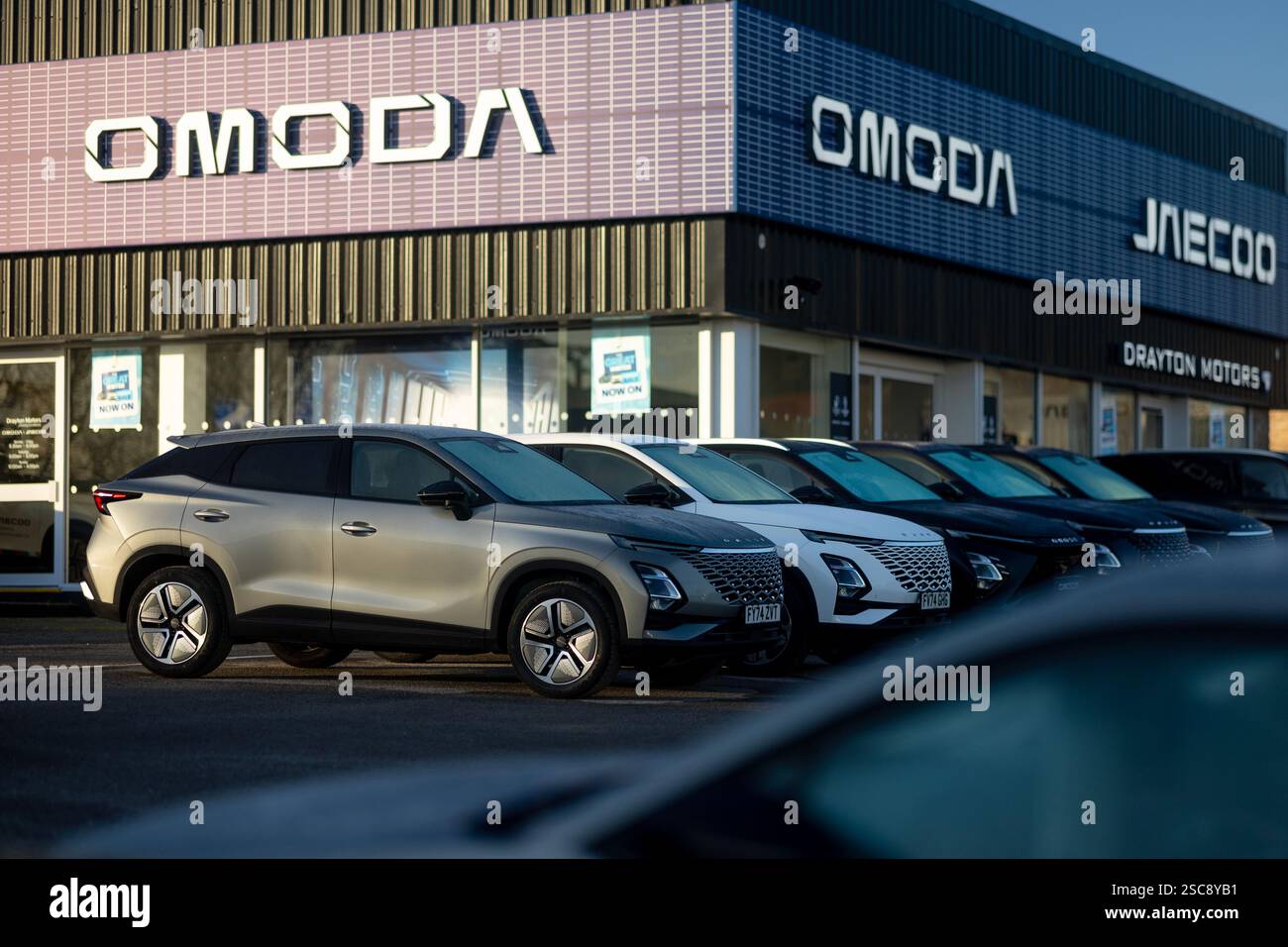 25/01/25 General view of Omoda dealership, Grantham. Simon Jackson ...