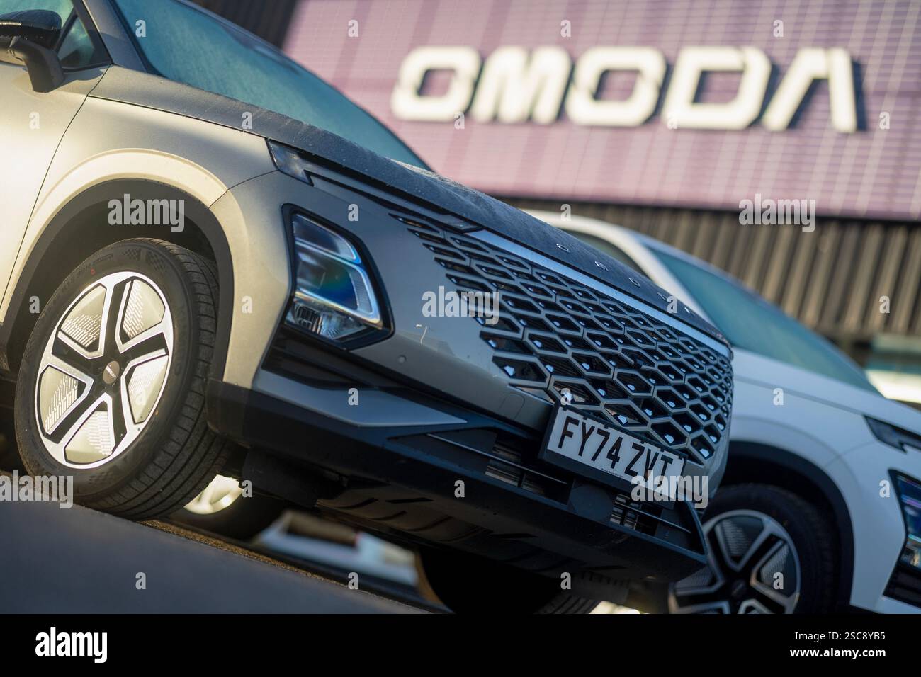 25/01/25 General view of Omoda dealership, Grantham. Simon Jackson ...