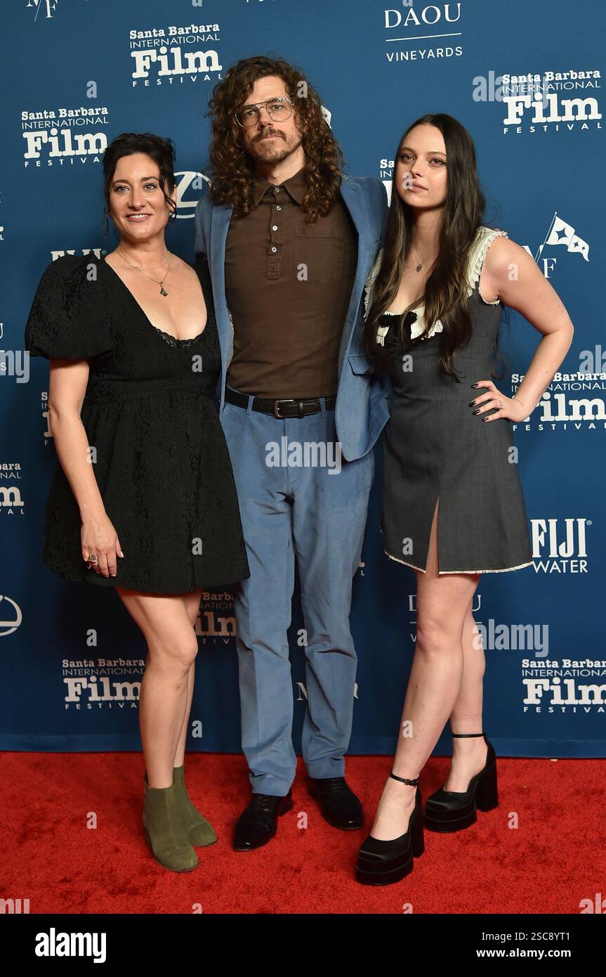 Leonora Pitts, from left, Andre Hyland, and Ali Gallo attends the ...
