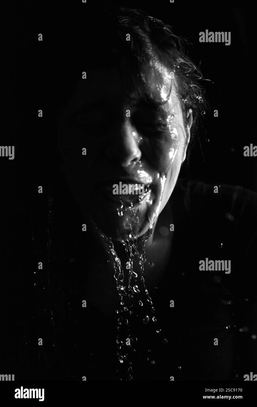 Cinematic water splash hi-res stock photography and images - Alamy