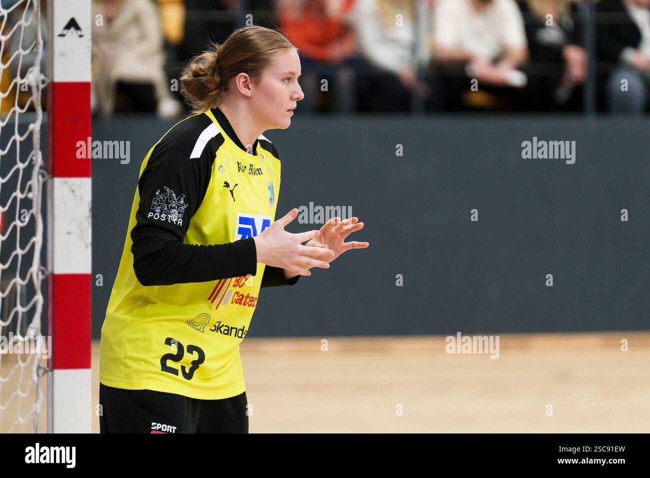 Odense, Denmark. 05th, February 2025. Stine Almind (23) of Skanderborg ...