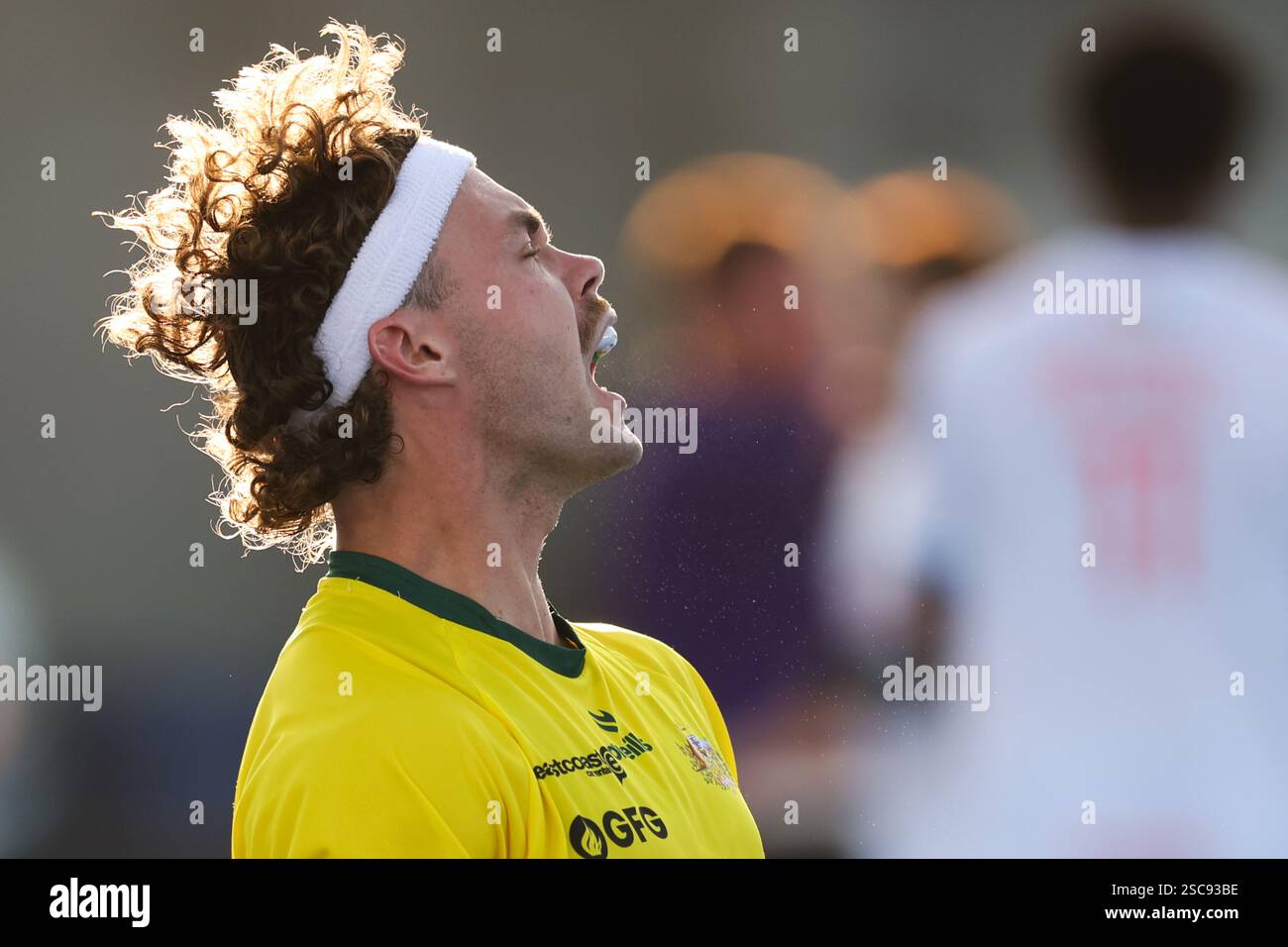Sydney, Australia. 06th Feb, 2025. Cooper Burns of Australia celebrates ...