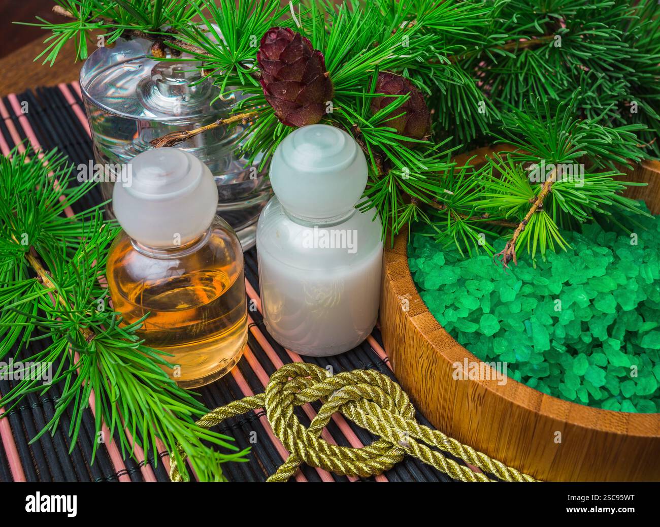 spa treatments and personal hygiene products Stock Photo - Alamy