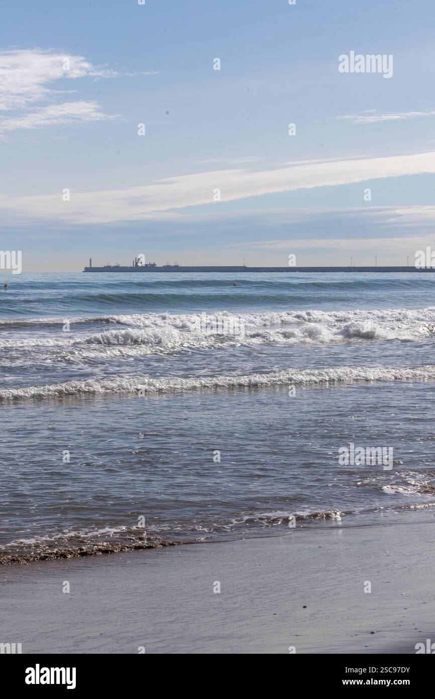 Soft water coming shore hi-res stock photography and images - Alamy
