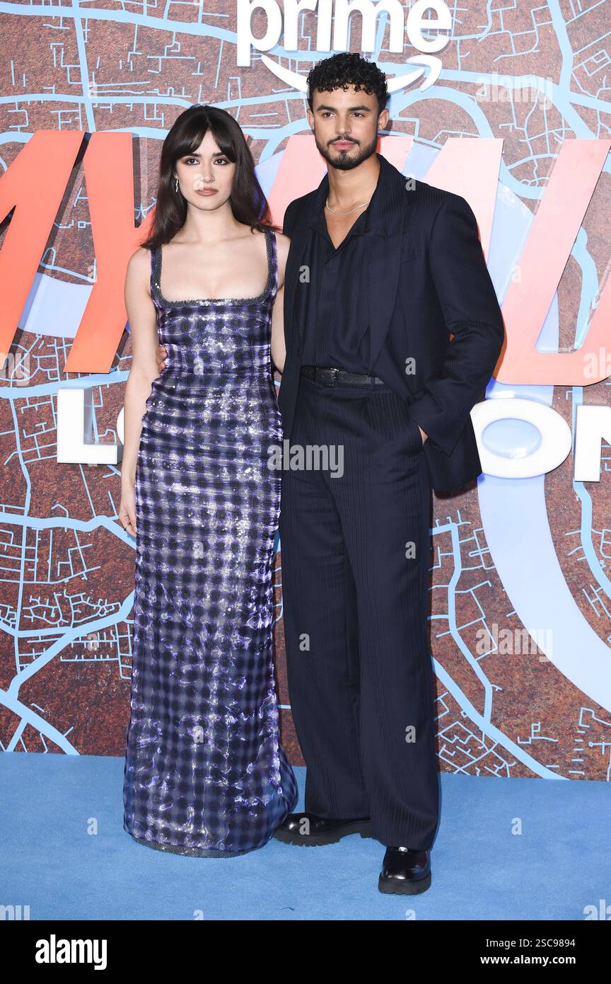 Asha Banks und Matthew Broome bei der Premiere des Amazon Prime Video Films My Fault: London ...